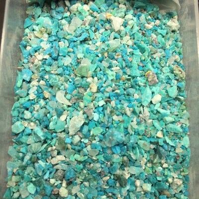 Crushed Turquoise Sleeping Beauty Stabilized Turquoise 4 - Etsy