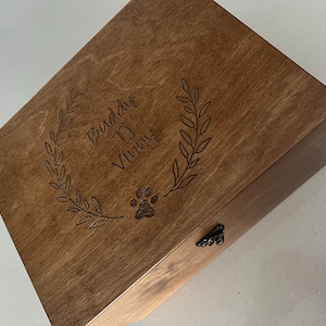 Custom Engraved Logo Box, Personalized Box With Logo, Logo on Wooden ...