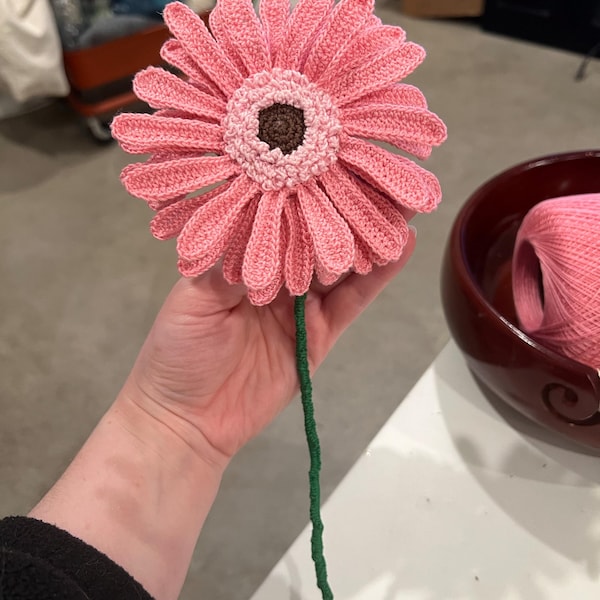 Gerbera Flower Crochet Pattern – Bouquet of Flowers, PDF Digital ...