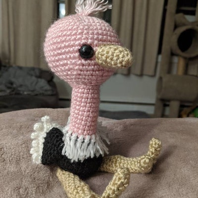 PATTERN: Olive the Ostrich Crochet Ostrich Pattern Amigurumi Ostrich ...