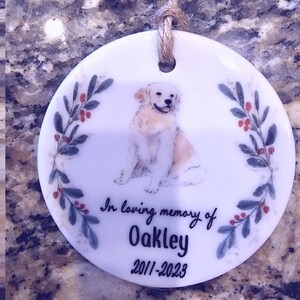 Loss of Pet Gift, Loss of Goldendoodle, Pet Memorial Ornament ...