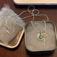 Girl Scout Bridging to Cadette Silver Key Necklace - Etsy Ireland