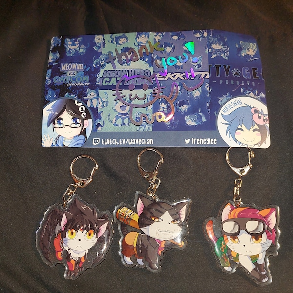 Tekkitten 2.5" Acrylic Keychains! - Etsy