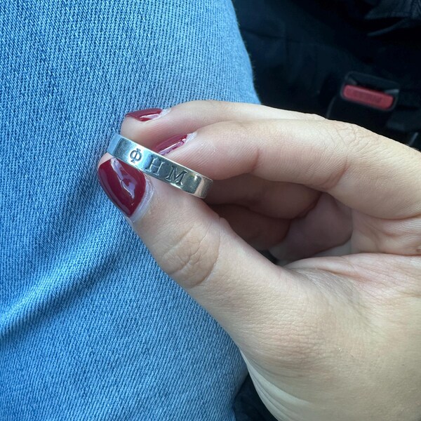 Midi Silver Mother and Child son or Daughter Infinity Ring,mama and ...