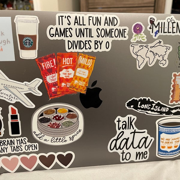 Desi Indian Sticker Set: South Asian Stickers, Laptop Decals - Etsy