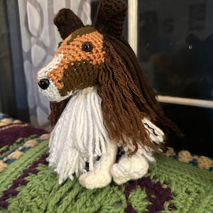 Rough Collie Amigurumi Crochet Pattern - Etsy