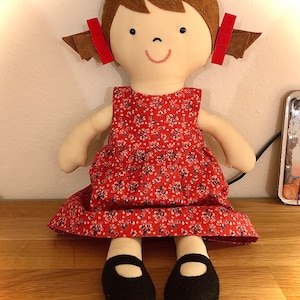 Tilly, Rag Doll Pattern, Rag Doll Pdf Pattern, Doll Clothes Pattern ...