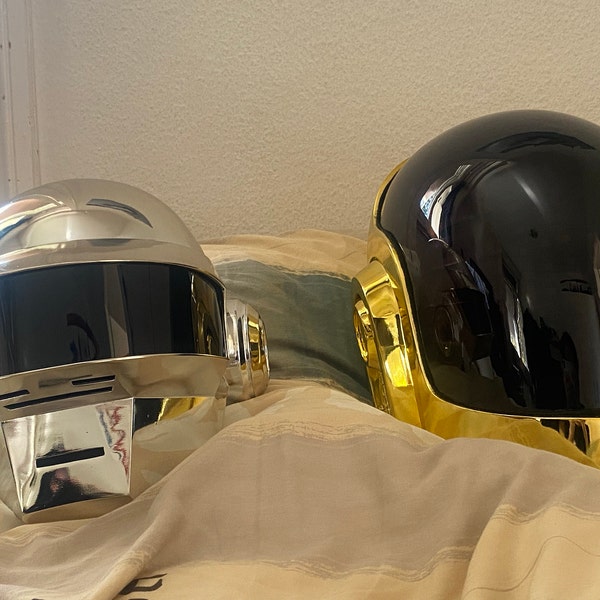 Daft Punk Helmet, Guy Manuel Chrome Helmet, Helmet From Chrome, Head ...