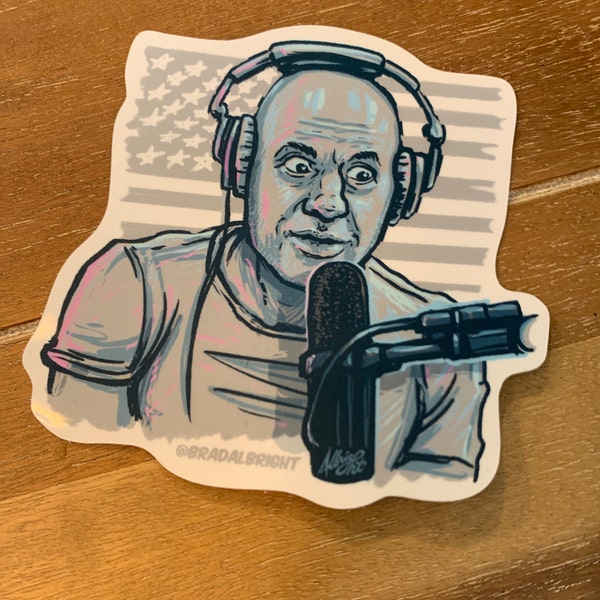 The Joe Rogan Stickersperience - Podcast Portrait Sticker Decal - FREE ...