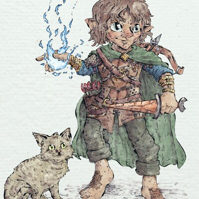 Nature Illustrated Dnd Character Sheet Printable 5e Character Sheets ...