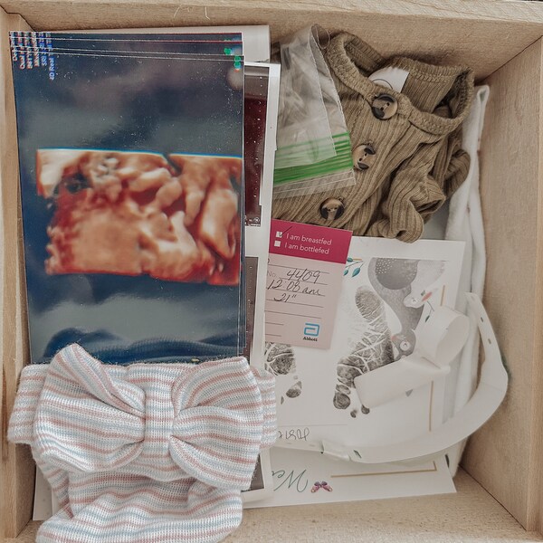 LARGE SIZE Baby Boy Keepsake Box // Baby Keepsake Box, Personalized Box ...