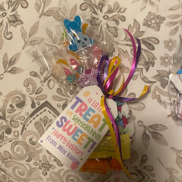 Printable Treat for Someone Sweet Easter Gift Tag, Easter Basket Gift ...