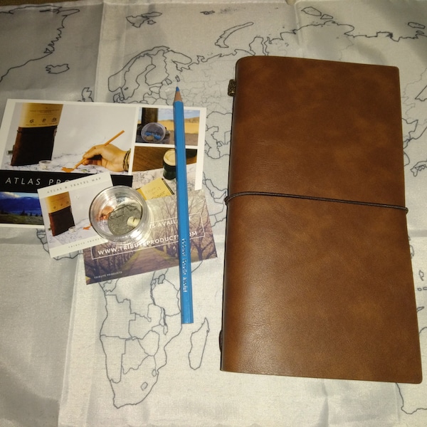 Atlas Travel Journal - Etsy