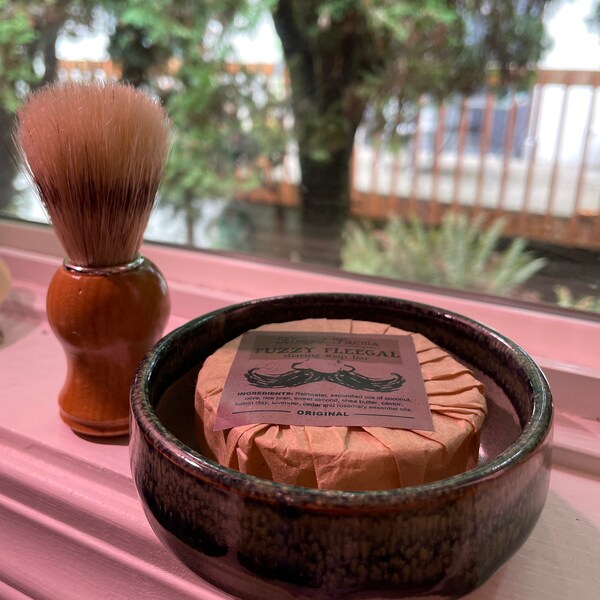 Shave Set. Ceramic Shaving Mugs. Pottery Shaving Bowls. Lather Bowl ...