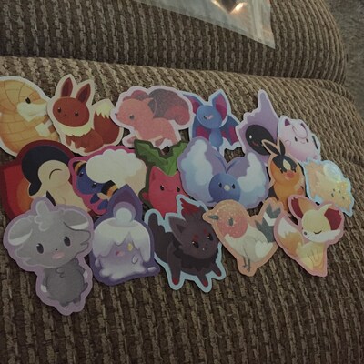 Choose Your Own Pokemon Sticker Team - Etsy