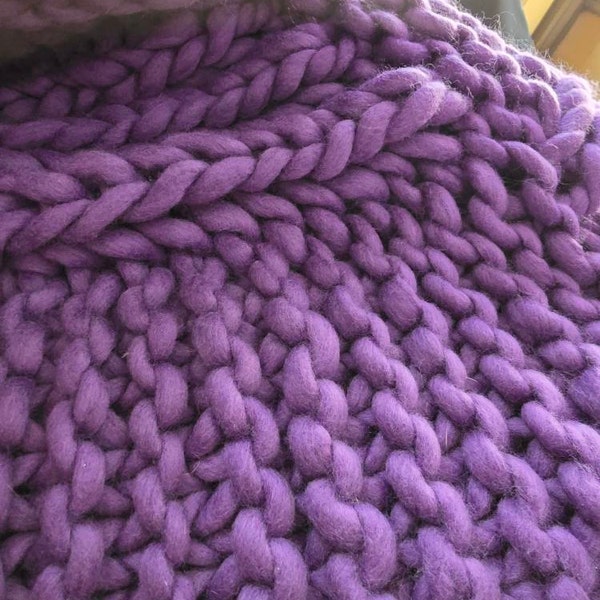 Chunky Knit Scarf KNITTING PATTERN - Knitted Scarf Patterns - Giant ...