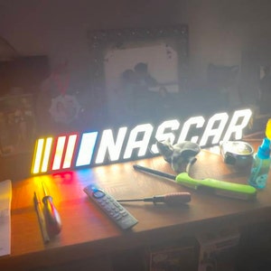 Formula 1 LED Sign Display Shelf - Etsy