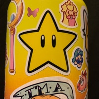 Set of 12 Super Mario Sticker Pack Power Ups Vinyl Stickers - Etsy Canada