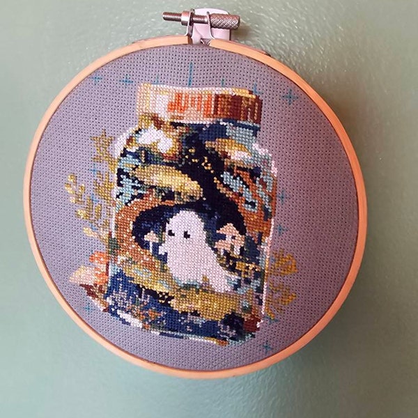 Gothic Snake Cross Stitch Pattern PDF Flowers Crescent Moon Witchy ...