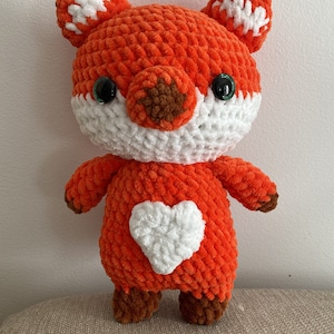 Crochet Pattern Fatbelly Tangerine the FOX, Chubby Fox, Foxy, Handmade ...