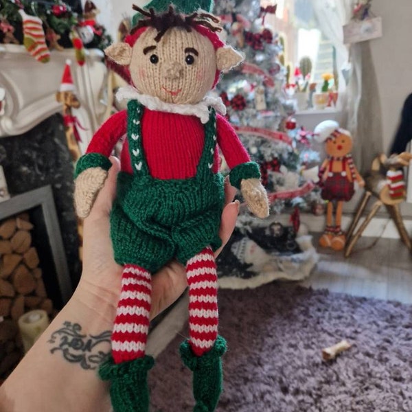 Knitting Pattern. PDF Digital Download. Holly and Jolly the Cheeky ...