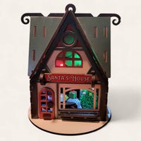 Santa Claus House - Laser Cut File, SVG Plan for Glowforge and Cutting ...