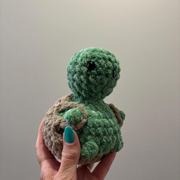 Trunk the Trendy Turtle, NO-SEW Crochet Amigurumi PDF Pattern, Inc ...