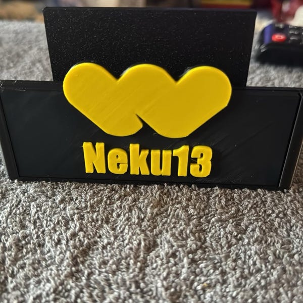 Custom Whatnot Logo Trading Card Stand Personalized Display Holder ...