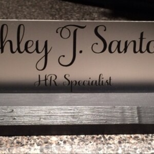 Personalized Name Sign Name Tag for Office Desk Decor Modern Desk Name ...