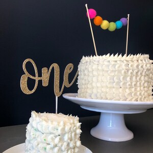 One Cake Topper | Etsy