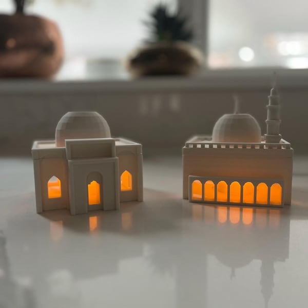 MINI Masjid Light-up Lanterns Light INCLUDED | 3D Printed Masjid An ...