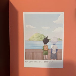 Aesthetic Anime Postcard Prints: Anime Prints, Minimalist Art Prints - Etsy