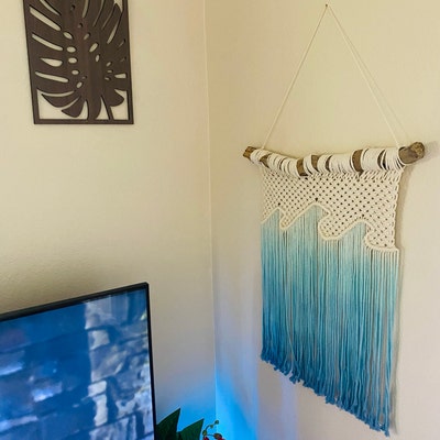 Beachy Wave Macrame Wallhanging - Etsy