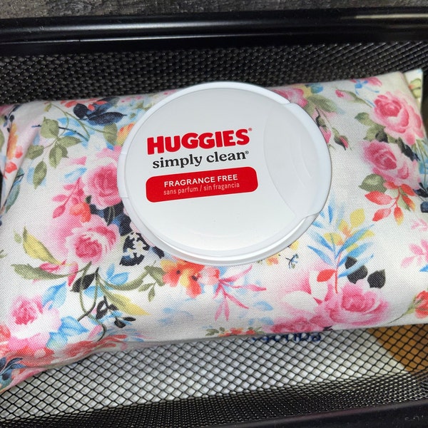 Pink Disney Princesses Print Wipe Case / Travel Wipes Case / Wipes Case ...