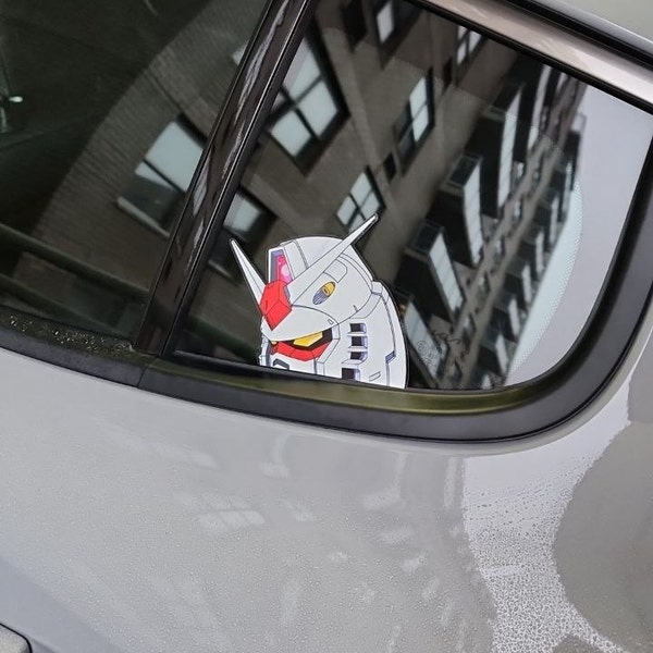 Gundam Exia Peeker Sticker - Etsy
