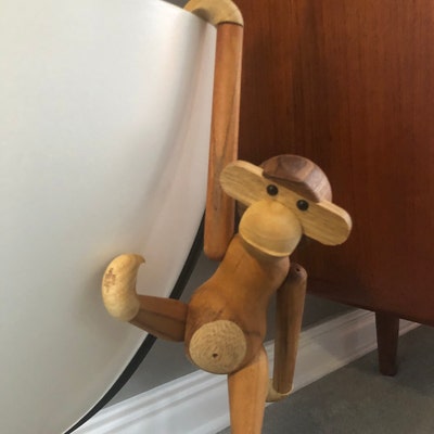 New Teak and Limba Monkey by Kay Bojesen Produced by Kay Bojesen ...