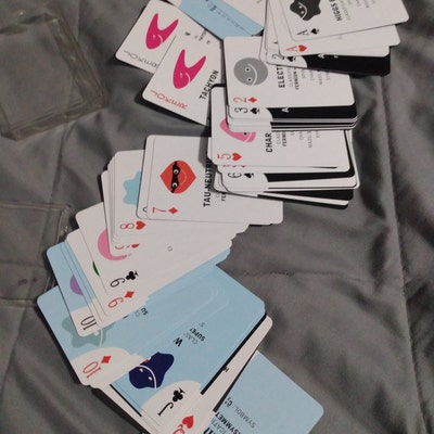 Particle Physics Playing Cards With Plastic Case - Etsy