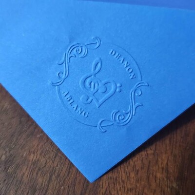 Personalized Embossing Stamp, Logo, Emblem, Address Embosser, Custom ...