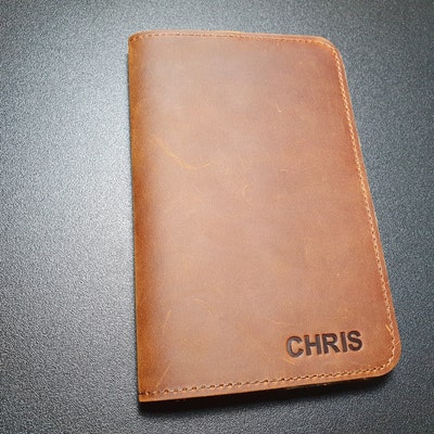 Leather Journal Cover for Moleskine Cahier Notebook Pocket Size 3.5 X 5 ...