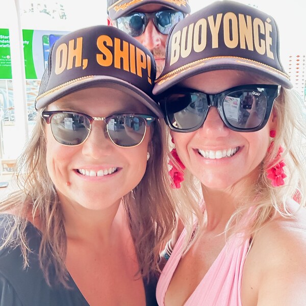 Nautical Trucker Hats Boat Hats Nautical Party Hats Captain Hats - Etsy