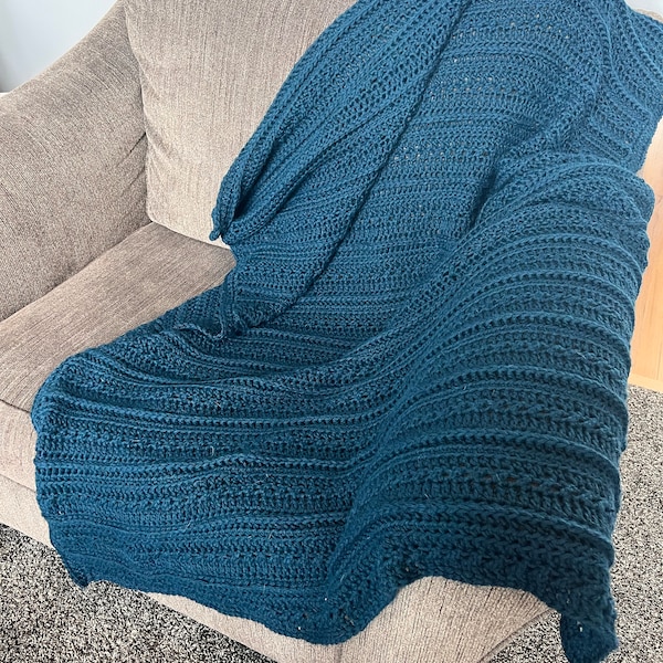 Colorado Throw Blanket Crochet Pattern, Crocheted Blanket Pattern ...