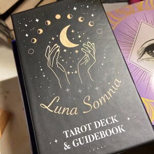 Luna Somnia Tarot Deck With Guidebook & Box 78 Cards Full | Etsy