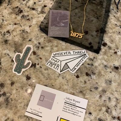 The 1975 Inspired Silver Rectangle Box Necklace. - Etsy