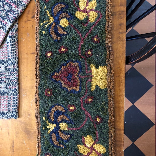 Primitive Rug Hooking Kit or Pattern "the Blue Tulip" - Etsy