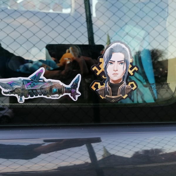 Sticker of Daijin & Sadaijin - Inspired of Suzume - Etsy