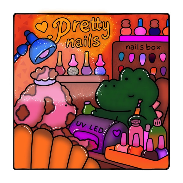 Cozy Friends: Super Cute Animal Characters Coloring Book by Coco Wyo - Etsy