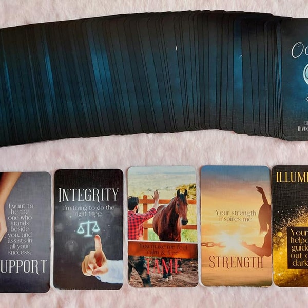 Ocean of Emotion Oracle Cards - Bridget Rau Divine Essentials Decks - Etsy