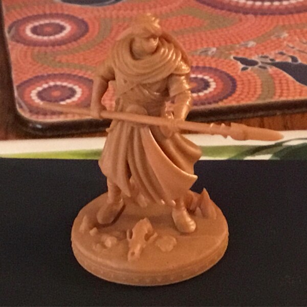 Human Wizard Miniature Sorcerer Dungeons and Dragons Mini Tabletop RPG ...