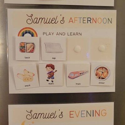 Editable Kids Daily Routine Cards Daily Visual Schedule Chore Chart for ...