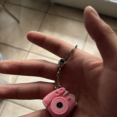 Mini Camera Keychain and Your Own Personalized Photo. Camera Keychain ...